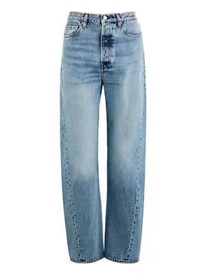 TOTEME Twisted Seam Straight-leg Jeans - Denim