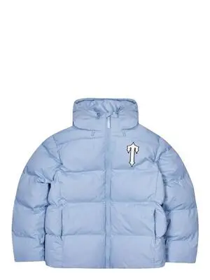 Trapstar Irongate Arch Hooded Puffer Jacket - Light Blue