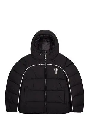 Trapstar Irongate Arch Pipping Puffer Jacket - Black
