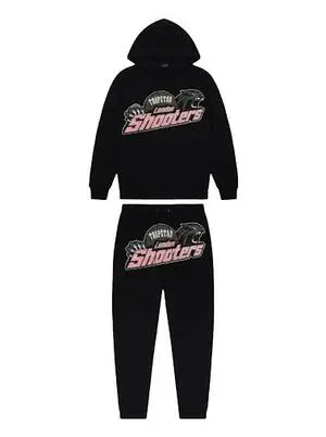 Trapstar Shooters Tracksuit - Black/pink