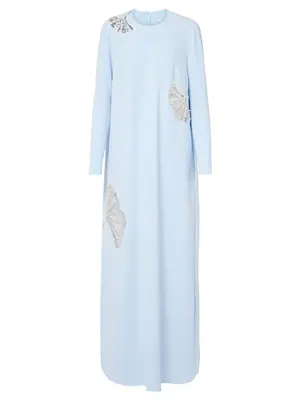 Safiyaa Naima Embellished Gown - Blue