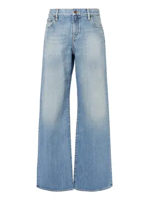 Ralph Lauren Mercer Wide-leg Jeans - Blue
