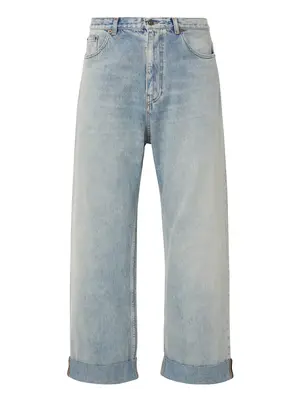 Valentino Garavani High-rise Straight Jeans - Blue