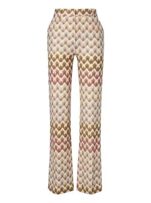 Missoni Lamé Straight Leg Trousers - Multicoloured