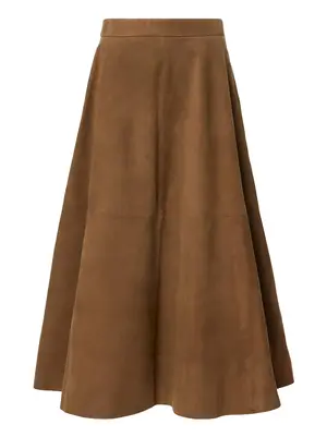 RÓHE Róhe Suede Midi Skirt