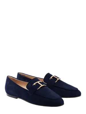 TOD'S Suede Loafers - Blue