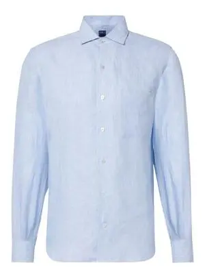 Fedeli Linen Shirt - Blue