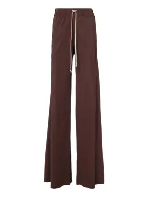 Rick Owens Dietrich Drawstring Crêpe Cady Straight Pants - Brown