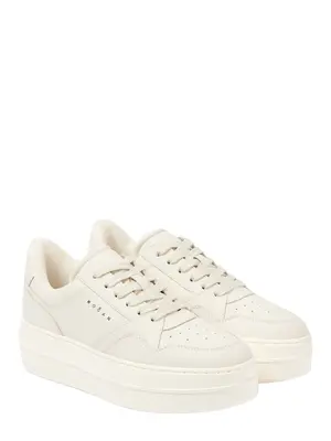 Hogan Skyscraper Leather Sneakers - White