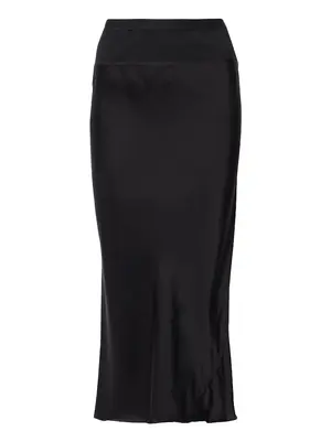 Rick Owens Jersey Midi Skirt - Black