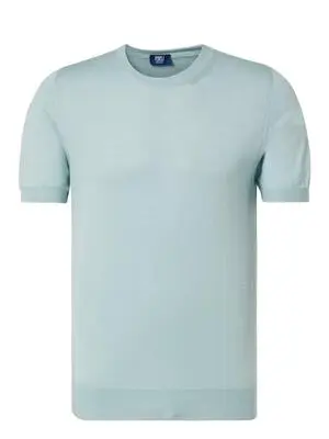 Fedeli Cashmere And Silk Top - Blue