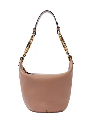 Chloé Small Leather Shoulder Bag - Brown