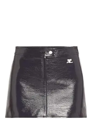 COURREGES Vinyle Reedition Mini Skirt - Blugry