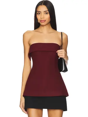 Rue Sophie Gerard Off-the-shoulder Top - Bordeaux