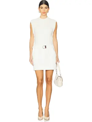 Simkhai Sumner Knit Combo Mini Dress - Ivory