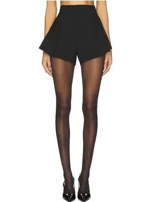 LOVERS AND FRIENDS Lori Pleated Suiting Shorts - Black