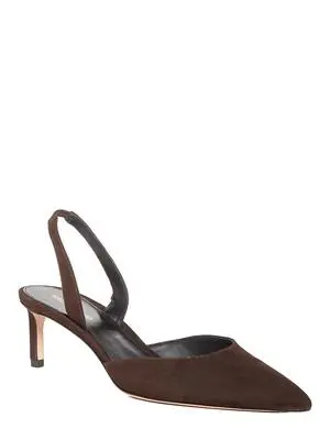 Veronica Beard Caroline Slingback Pumps - Espresso