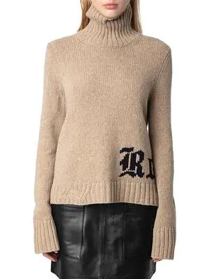Zadig&Voltaire Nalma We Rock Wool Sweater - Oatmeal