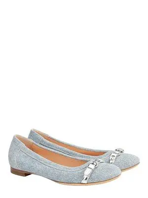 Agl Monika Ballet Flats - Silver