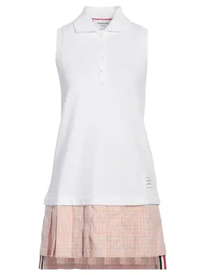 Thom Browne Cotton Mini Dress - White