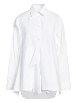 JW Anderson Draped Poplin Shirt - White
