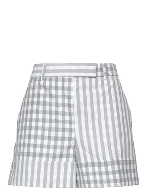 Thom Browne Checked Woven Shorts - Grey