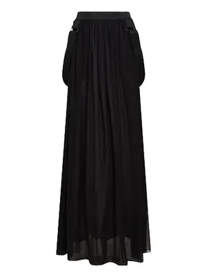 Max Mara Maxi Flared Skirt - Black
