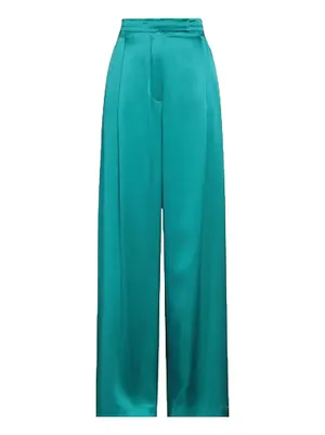 Max Mara Wide-leg Satin Pants - Green
