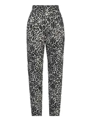 Dundas Tapered Leopard-print Pants - Black