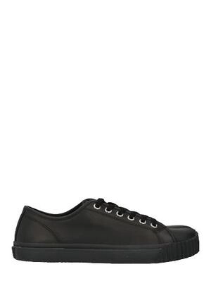MAISON MARGIELA Leather Low-top Sneakers - Black