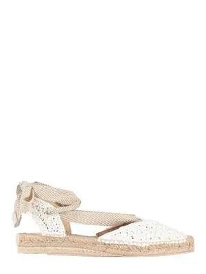 RAS Raffia Espadrilles - White