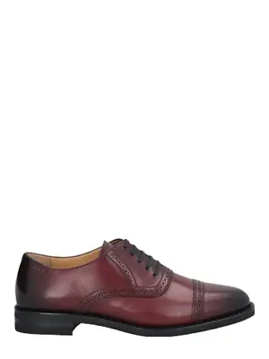 Bally Calfskin Oxford Shoes - Red