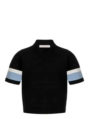 Carolina Herrera Knit Polo Top - Multi