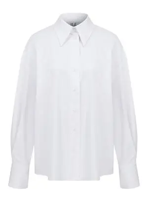 Ila Elisabeth Cotton Poplin Shirt - White