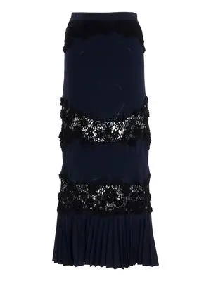 Ulla Johnson Madeline Knit Maxi Skirt - Navy