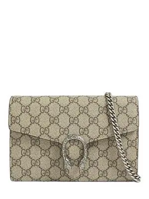 Gucci Gg Supreme Dionysus Wallet-on-chain - Beige