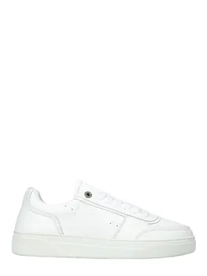 REPRESENT Initial Leather Low-top Trainers - White