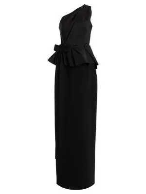 CAROLINA HERRERA Bow-Detailed Peplum Gown