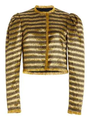 ULLA JOHNSON Belle Jacquard Jacket
