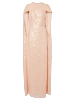 Erdem Sequined Gown - Pink