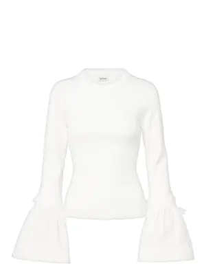 SIMKHAI Simkhai Agata Ruffled Top
