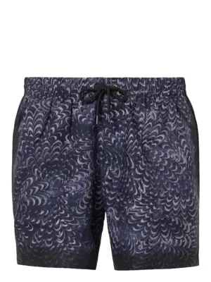 Dries Van Noten Dries Van Noten Printed Swim Trunks Blue