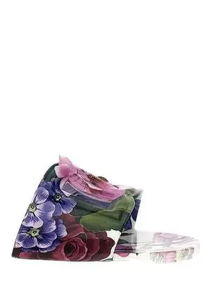 Dolce & Gabbana Floral Printed Slides Multi