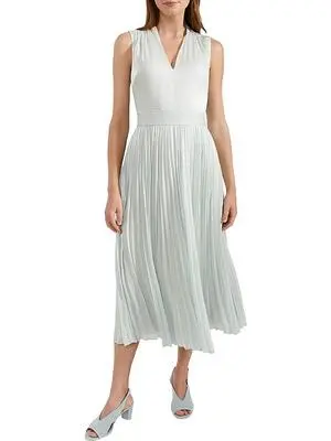 HOBBS LONDON Alexandra Sleeveless Midi Dress - Sage Green
