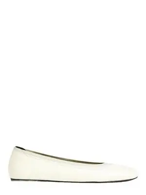 Loulou De Saison Loulou Studio Rupa Leather Ballet Flats - Cream