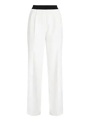 Loulou De Saison Takaroa Pleated Twill Pants - White