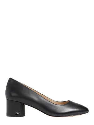 STUART WEITZMAN Bridget Leather Pumps