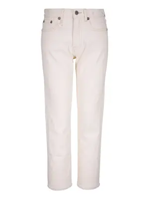 R13 Straight-leg Jeans - White