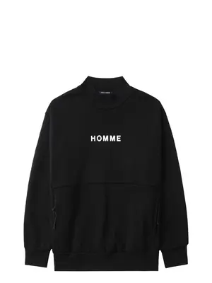 Comme Des Garçons Logo-print Sweatshirt - Black