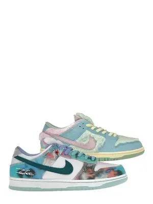 Nike Dunk Low Futura Laboratories X Verdy Visty Sneakers - Mutli/color